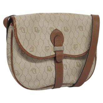 Dior Sac bandouli&egrave;re doccasion en plastique - Femme - Pre-owned - Beige - Taille: ONE Size