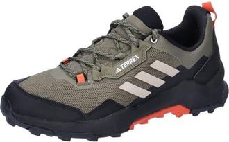 adidas Homme Terrex AX4 Hiking Shoes, Olive strata/Wonder Beige/Core Black, 41 1/3 EU