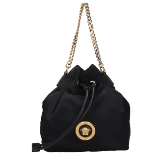 Versace Femmes Sacs &agrave; main Tissu Noir