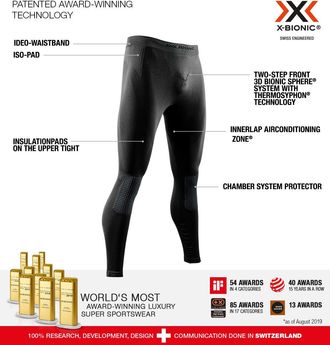 X Bionic Herren Combat Energizer 4.0 Pants Kombatt Unisex Hose, B137 Black/Anthracite, L EU