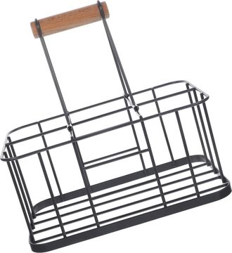 BESPORTBLE Veemoon Tragbarer Bierflaschentr&auml;ger aus Robustem mit Stabilem Griff Praktischer Getr&auml;nkekorb f&uuml;r Milch Bierflaschen Vielseitiger Flaschentr&auml;ger f&uuml;r B