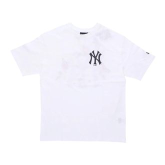 New Era MLB Floral Graphic OS Tee Neyyan - Homme - Tops - Blanc - Taille: XL