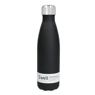 Swell Bouteille deau originale, Onyx, 500ml. La bouteille isotherme garde les boissons froides et chaudes - Bouteille dhydratation en acier inoxydable sans 