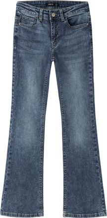 LMTD Limited Damen Nlfbli DNM Lw S Flared Pant Noos, Medium Blue Denim, 146 EU