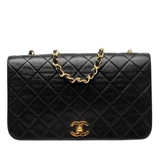 Chanel Sac bandouli&egrave;re matelass&eacute; vintage doccasion - Femme - Pre-owned - Noir - Taille: ONE Size