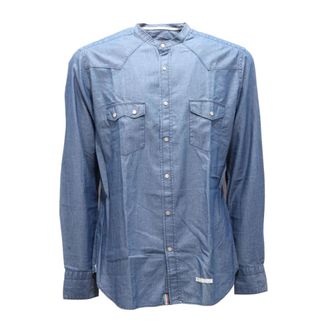 Tintoria Mattei 6193Al Camicia Slim Shirt - - Shirts - Herren - Blau - 2XL