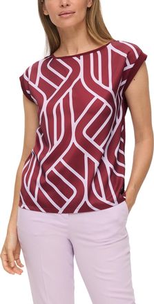 s.Oliver Black Label Damen 2151855 T-Shirt, RED 38D3, 42