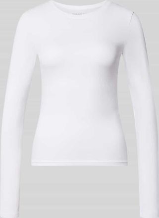 Review Slim Fit Basic Langarmshirt aus Baumwollmix
