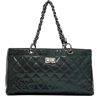 Chanel Sac &agrave; bandouli&egrave;re vintage Pre-owned - Femme - Pre-owned - Vert - Taille: ONE Size