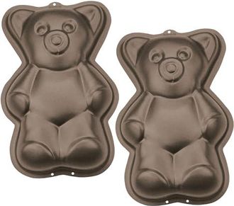 St&auml;dter 521094 Backform Teddyb&auml;r, 2-er Set, 11 cm