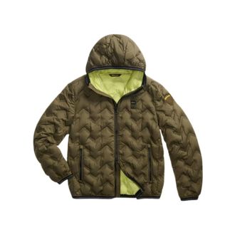 Blauer Daunenjacke - - Jackets - Herren - Gr&uuml;n - XL