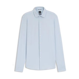 HUGO BOSS Homme, Chemises, Bleu, Taille: L Hank Shirt