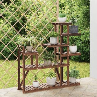 vidaXL Blumenst&auml;nder 110x25x111 cm Massivholz Tanne Vidaxl