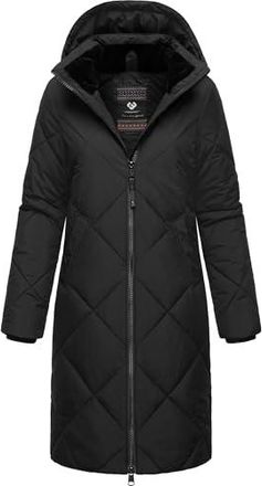 Ragwear Manteau dhiver chaud et imperm&eacute;able pour femme avec capuche amovible Rebela YOUMODO XS &agrave; 6XL, Noir, 3XL