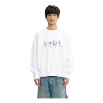 Sporty & Rich Herren, Sweatshirts & Hoodies, Wei&szlig;, XLGr&ouml;&szlig;e
