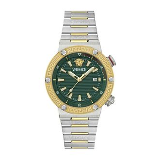 Versace Analogue Quartz Watch - - Accessories - Herren - Gr&uuml;n - ONE SIZE