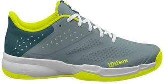 Wilson Wilson Homme KAOS Stroke 2.0 Tennis Shoe, Stormy Sea/Deep Teal/Safety Yellow, 42 2/3 EU