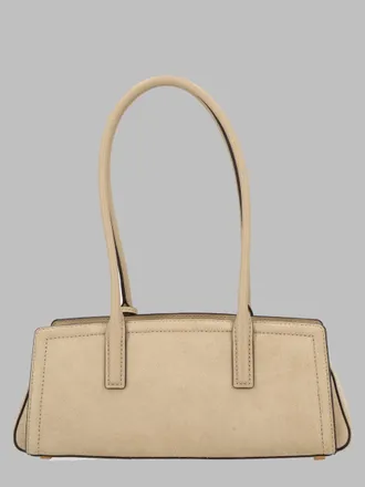 Michael Michael Kors Womens Shoulder Bag Laila Beige Leather
