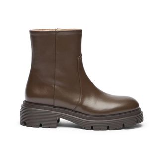 Stuart Weitzman Hudson Lite Zip Bootie - - Shoes - Damen - Braun - 41 EU