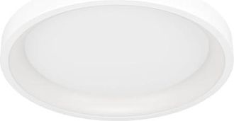 Eglo connect.z Smart-Home LED Deckenleuchte Loretello-Z, Deckenlampe dimmbar, ZigBee, Matter, App und Sprachsteuerung Alexa, warmwei&szlig;-kaltwei&szlig;, RGB, wei&szlig;, 