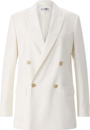 Maison Margiela Femme, Vestes, Beige, Taille: 42 FR Blazers