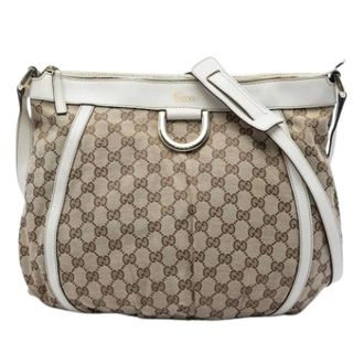 Gucci Pre-owned Canvas Crossbody Bag - - Pre-owned - Damen - Beige - ONE SIZE