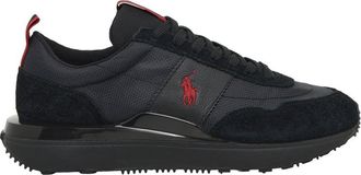 Ralph Lauren Runner-Sneaker aus einem Mesh-Veloursleder-Mix in