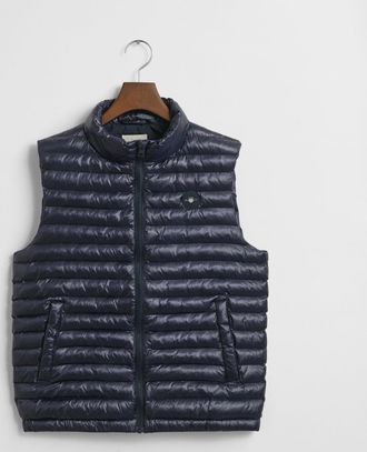 GANT Teenager Shiny Leichte Steppweste (158/164) EVENING Blau