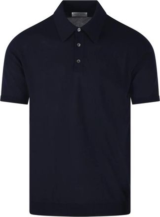 Roberto Collina Homme, Tops, Bleu, Taille: L Polo
