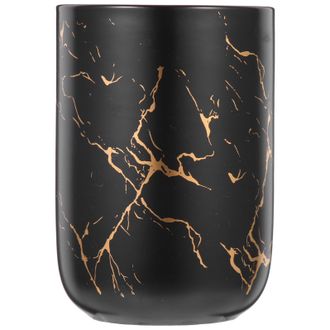 BESPORTBLE jojofuny Keramik Zahnb&uuml;rstenbecher mit Marmor Muster Multifunktionaler Aufbewahrungsbecher f&uuml;r Mundsp&uuml;lung und Wasser Tragbarer Haushaltsbecher f&uuml;r Ho