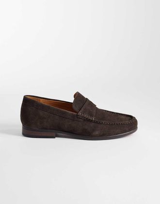 schuh Rico - Mocassins en daim - Chocolat-Brown