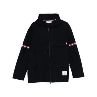 Thom Browne Herren, Sweatshirts & Hoodies, Blau, LGr&ouml;&szlig;e