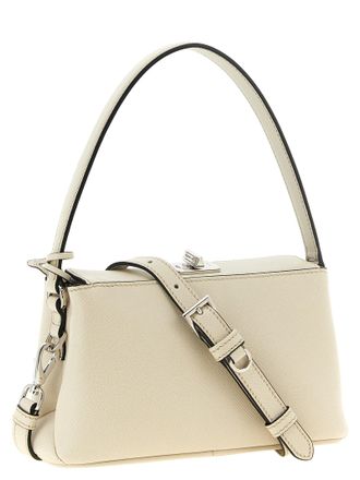 Prada Calfskin Leather Shoulder Bag - White