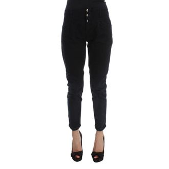 Costume National Schwarze Slim Fit Denim Jeans - - Jeans - Damen - Schwarzk - W27