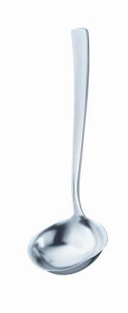 R&ouml;sle Vorlege-Saucenl&ouml;ffel VS 600, Hochwertiger Sch&ouml;pfl&ouml;ffel aus Edelstahl 18/10 zum Servieren von Saucen und Suppen, Servierbesteck-Serie, hochgl&auml;nzend, sp