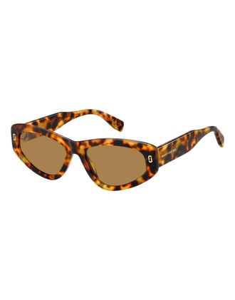 Marc Jacobs Marc jac sun Cat-Eye-Sonnenbrille mit braunen Gl&auml;sern in Braun