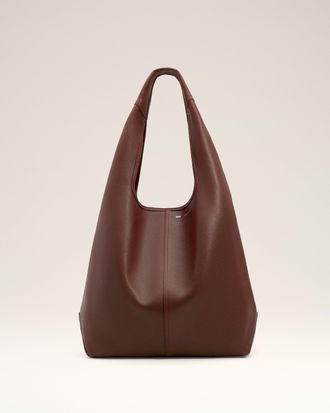 Ami Sac Hobo Bordeaux Etienne En Cuir Souple Cerise - TU - Unisex
