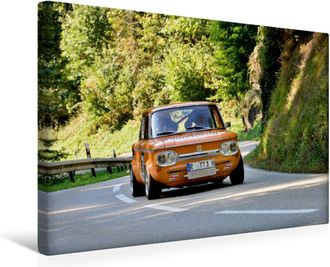 Calvendo Premium Textil-Leinwand 45 x 30 cm Quer-Format NSU 1200 TT - 1972 | Wandbild, HD-Bild auf Keilrahmen, Fertigbild auf hochwertigem Vlies, Leinwanddruck