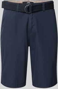 Petrol Industries Regular Fit Chino Shorts mit G&uuml;rtel und Eingrifftaschen