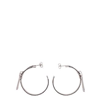 Marc Jacobs Womens Gray Silver Earrings