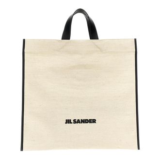 Jil Sander Border Book Tote Square - - Bags - Damen - Beige - ONE SIZE