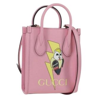 Gucci Sac Mini Tote Vintage Pre-owned - Femme - Pre-owned - Rose - Taille: ONE Size