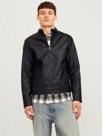 Jack & Jones Lederimitatjacke JJEDYLAN CLEAN PU JACKET NOOS