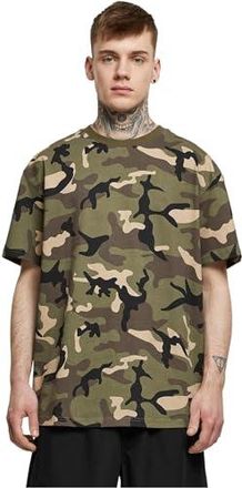 Urban Classics Heavy Oversized Tee T-Shirt, Wood Camo AOP, M Homme