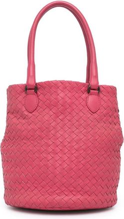 Bottega Veneta Hobo Bags - Nappa Intrecciato Bucket Bag - Gr. unisize - in Gold - für Damen