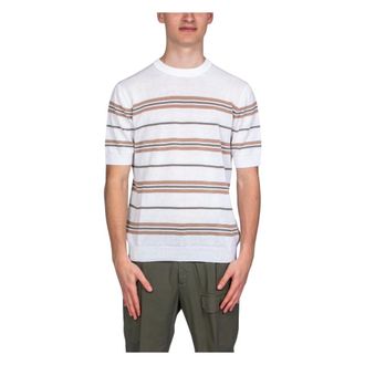 PESERICO Pull en Tricot Blanc - Homme - Pulls - Multicolore - Taille: XL