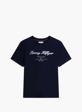 Tommy Hilfiger T-shirt manches courtes logo brod&eacute;