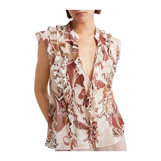 Marella Damen, Blusen & Hemden, Rot, MGr&ouml;&szlig;e