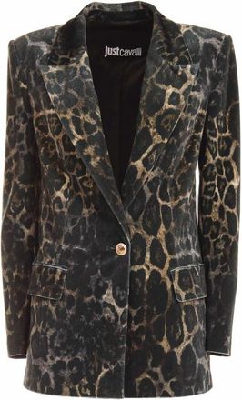 Roberto Cavalli Animal Print Jacket - - Jackets - Damen - Braun - M