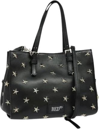 Valentino Pre-owned Cuir sacs-main - Femme - Pre-owned - Noir - Taille: ONE Size